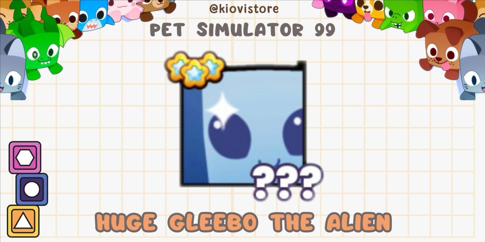 Buy Pets Huge Gleebo The Alien Roblox Pet Simulator 99! 2636445 ...