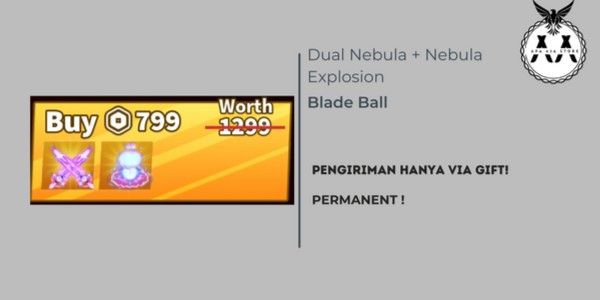 Buy Limited Swords Dual Nebula + Nebula Explosion - Blade Ball Blade ...