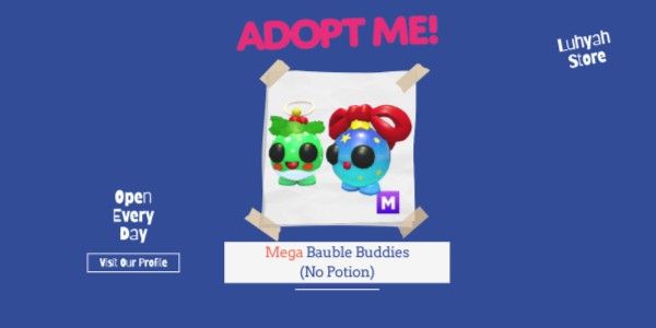 Buy Pet Mega Bauble Buddies (No Potion) Adopt Me Adopt Me Trading Hub ...