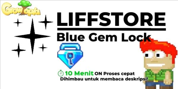 Buy Lock Blue Gem Lock Growtopia 3140824 | itemku
