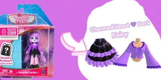 Beli Item Charmed Heart Dark Fairy Set + BONUS - Royale High | Toko ...