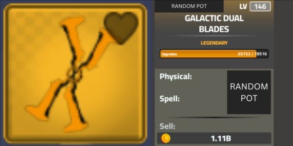 Beli Item Galactic Dual Blades Dungeon Quest Terlengkap dan Termurah ...