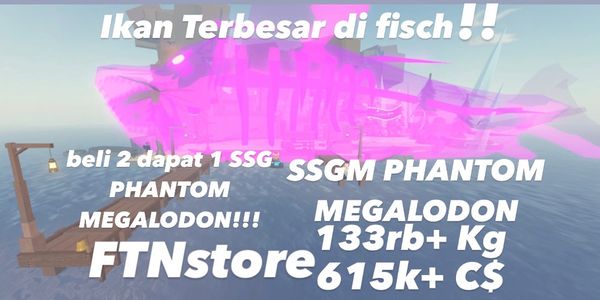 Buy Fish Sparkling Shiny Giant Mythical Phantom Megalodon Fisch 3144728 ...