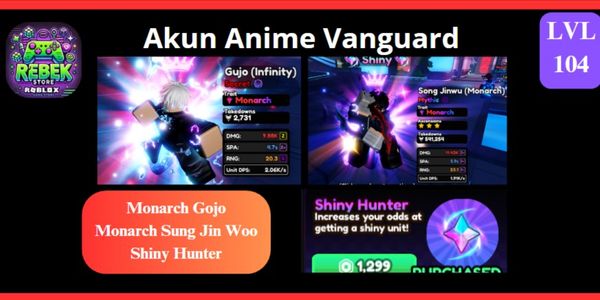 Buy Account Akun Monarch Gojo, Monarch Sung Jin Woo, VIP, Premium Pass ...