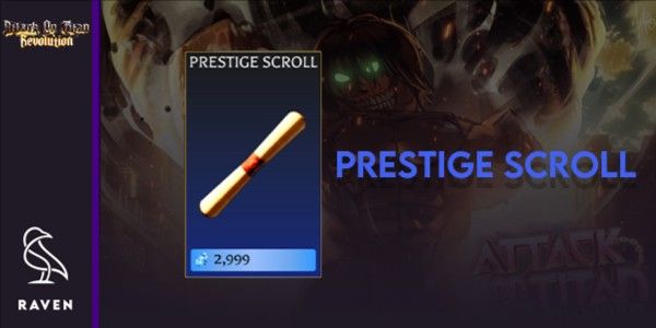 Beli Item 25x Prestige Scroll | Attack On Titan Revolution [ AOTR ...