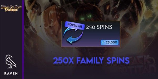 Beli Gamepass 250x Family Spins | Attack On Titan Revolution [ AOTR ...