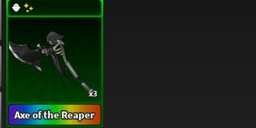 Buy Weapon Axe of the Reaper Survive The Killer cheapest June 2026 | itemku