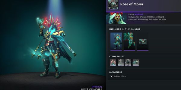 Buy Item Gift Rose of Moira (Muerta Set) Dota 2 3159629 | itemku