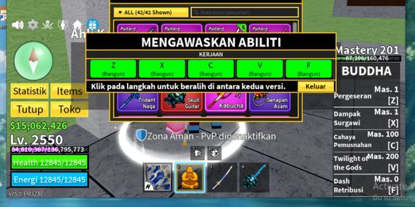 Buy Account Akun Blox Fruits Budha Fruits (Full Awakening) Unlock All ...