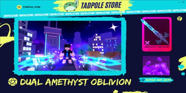 Buy Item Dual Amethyst Oblivion - DeathBall | Bonus 40k Gems RBL ...