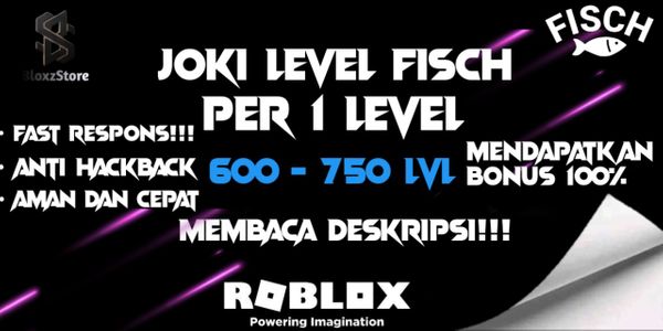 Buy Boosting Service Joki Level Per 1 Level ( Fisch) Fisch 3163136 | itemku