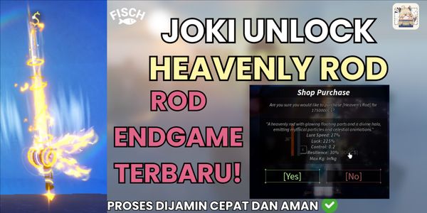 Buy Boosting Service Joki Unlock Heavenly Rod [UPDATE TERBARU] Fisch ...