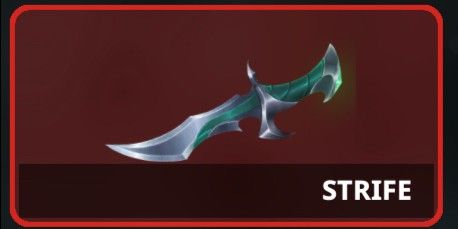 Buy Weapon "Green Strife Knife | Murderer Vs Sheriff (MVSD)" Murderers ...