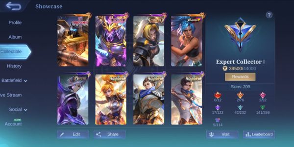 Buy Account MLBB ACCOUNT || HERO 126 MAX || SKIN 209 || SULTAN ACCOUNT ...