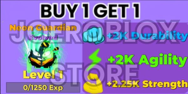 Buy Pet Evolved Neon Guardian LVL 1 - Muscle Legends Muscle Legend ...