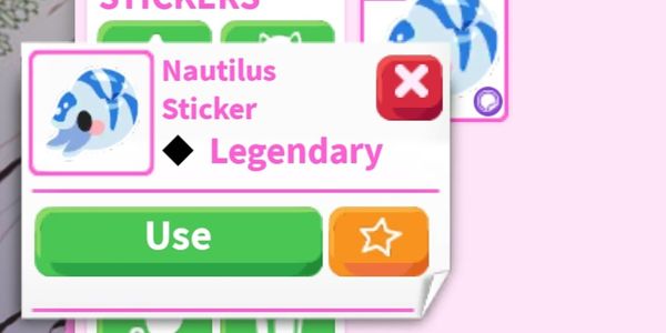 Buy Others Nautilus Sticker - Legendary Adopt Me Trading Hub 3169856 ...