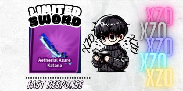 Buy Limited Swords Aetherial Azure Katana Blade Ball 3169287 | itemku