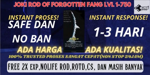 Buy Boosting JOCKEY ROD OF THE FORGOTTEN FANG 1-750 | FISCH | RBL Fisch ...