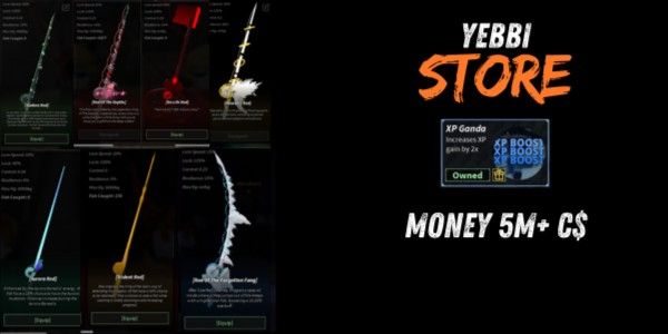 Buy Account Akun level max (Level 750) Fisch 3135284 | itemku