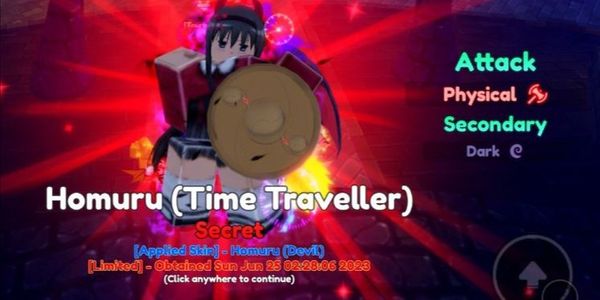 Buy Item Shadow Girl Homura (Time Traveler) Anime Adventure (AA) RBL ...