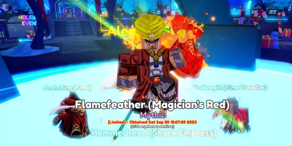 Beli Item Flamefeather (Magician's Red)- Anime Adventure (AA) RBL ...
