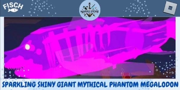 Buy Fish Sparkling Shiny Giant Mythical Phantom Megalodon Fisch 3174876 ...