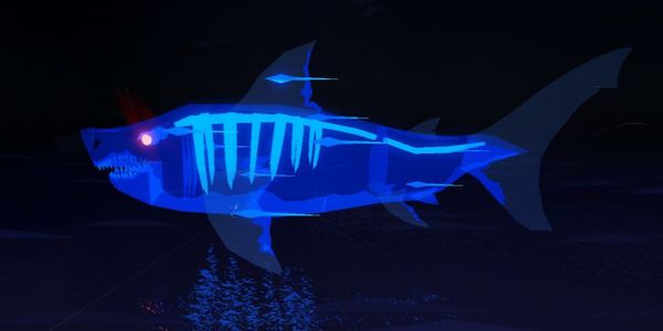 Buy Fish Sparkling Shiny Big Mythical Phantom Megalodon Fisch 3175911 ...