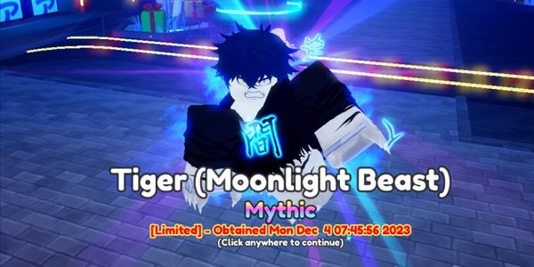 Buy Unit Tiger (Moonlight Beast) | Anime Adventures Anime Adventures ...