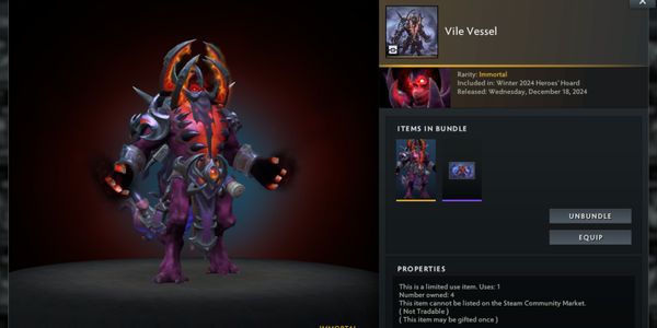 Buy Item Gift "Vile Vessel (Shadow Demon Set) Collector Cache 2024 ...