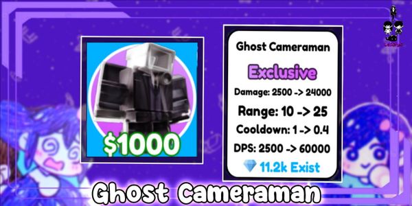Buy Cameraman Ghost Cameraman - Toilet Tower Defense Toilet Tower ...