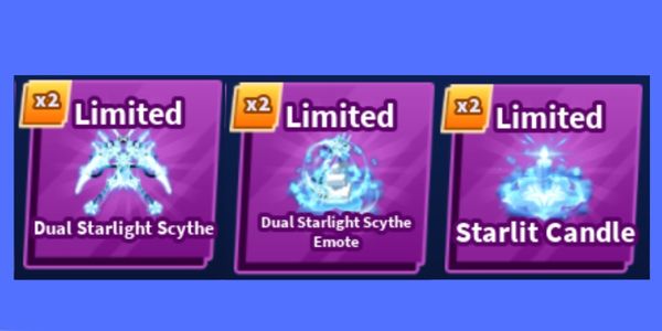 Buy Limited Swords Dual Starlight Scythe set Blade Ball 3123285 | itemku