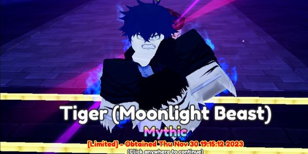 Buy Unit Tiger (MoonLight Beast) || Anime Adventure Anime Adventures ...