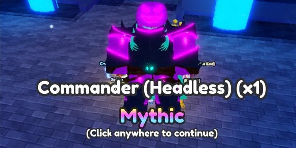 Buy Skin Headless Commander Skin ( Limited ) Anime Adventures 3187308 ...