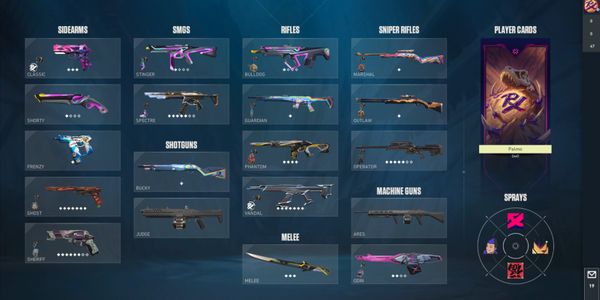 Beli Akun akun account valorant rank gold 1 skin banyak limited ...