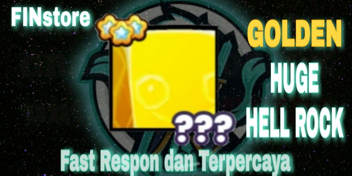 Buy Pets Golden Huge Hell Rock Roblox Pet Simulator 99! 2642303 | itemku