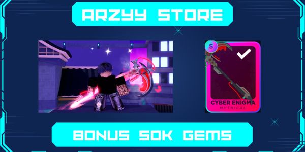 Beli Item S Grade Cyber Enigma + Bonus 50k Gems | Death Ball Roblox ...