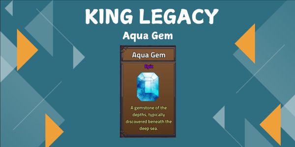Buy Material Aqua Gem King Legacy King Legacy 3127716 | itemku