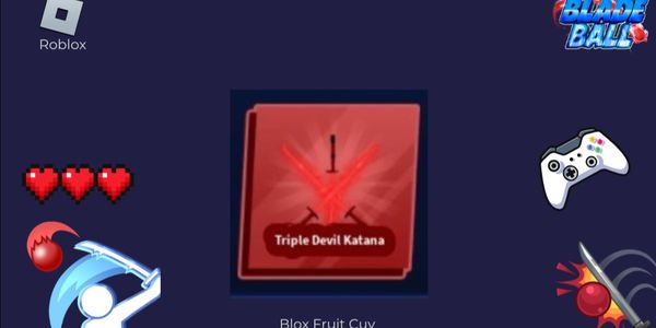 Beli Limited Swords Triple devil katana (TDK) - Blade Ball Blade Ball Terlengkap dan Termurah ...
