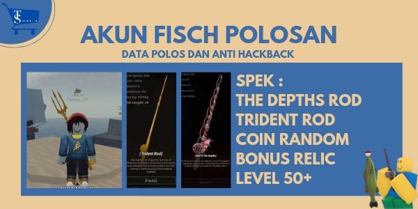 Beli Akun Akun Fisch Rod Of The Depths + Trident Rod Fisch Terlengkap ...