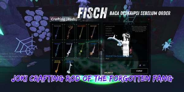 Buy Boosting Service Joki Get Rod Of The Forgotten Fang | Fisch RBL ...