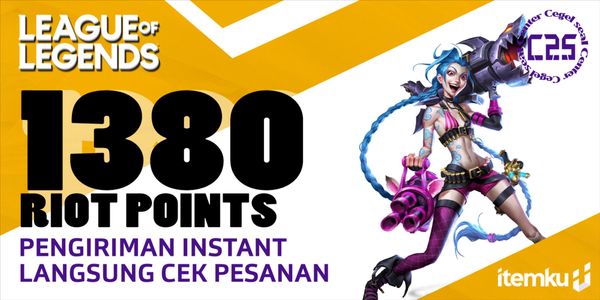 Buy Top Up 1380 RP League of Legends 2997317 | itemku