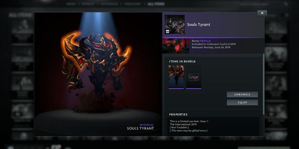 Buy Item Gift Souls Tyrant (Shadow Fiend Set) Dota 2 2645484 | itemku
