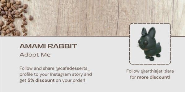 Beli Item Amami Rabbit - Adopt Me Roblox Terlengkap dan Termurah Juni ...