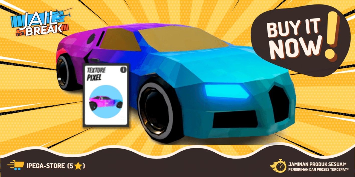 Buy Item Pixel Texture - Jailbreak [Trading] Jailbreak 2645494 | itemku