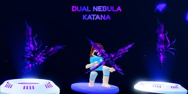 Beli Limited Swords Dual Nebula Katana Blade Ball Blade Ball Terlengkap ...