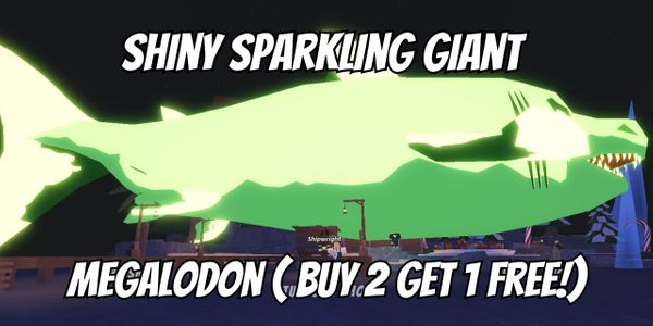 Buy Fish Sparkling Shiny Giant Megalodon - SSG Megalodon Fisch Fisch ...