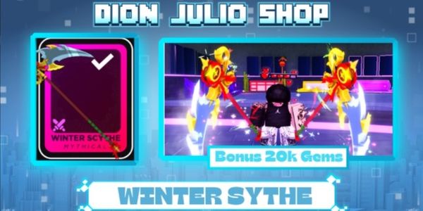 Buy Item Dual Winter Sythe Bonus 20K Gems - Death Ball Roblox 2616342 ...