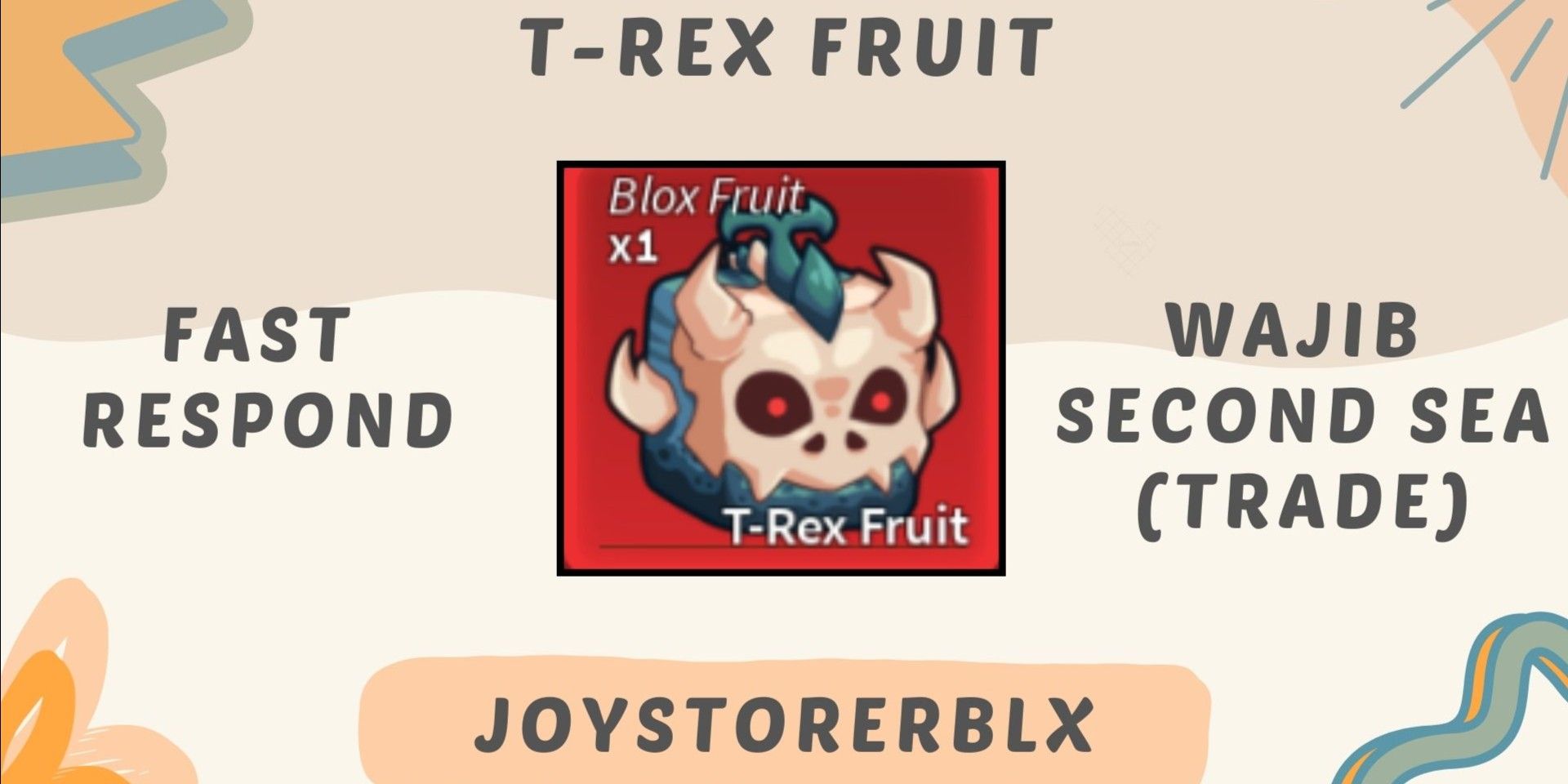Beli Fruit T-Rex (Beast) Blox Fruits Terlengkap dan Termurah Maret 2026 ...