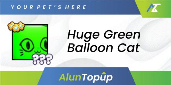 Buy Pets Huge Green Balloon Cat Pet Simulator 99! 2617577 | itemku