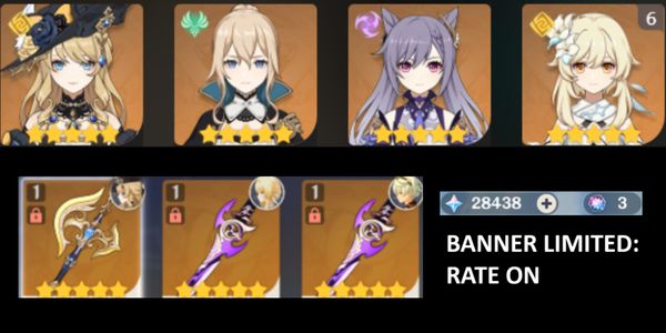 Beli Akun 28k+ Primo, Navia (+Signature), Jean, Keqing Genshin Impact ...